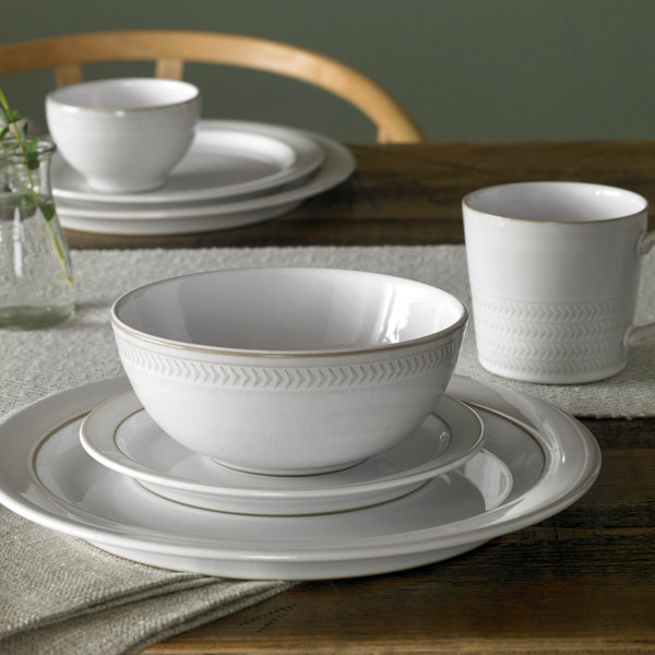 Denby Handmade Stoneware Dinnerware Set - Service for 4 | Wayfair